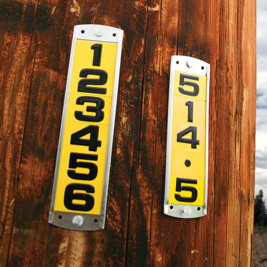 Aluminum Utility Pole Tags | William Frick & Company